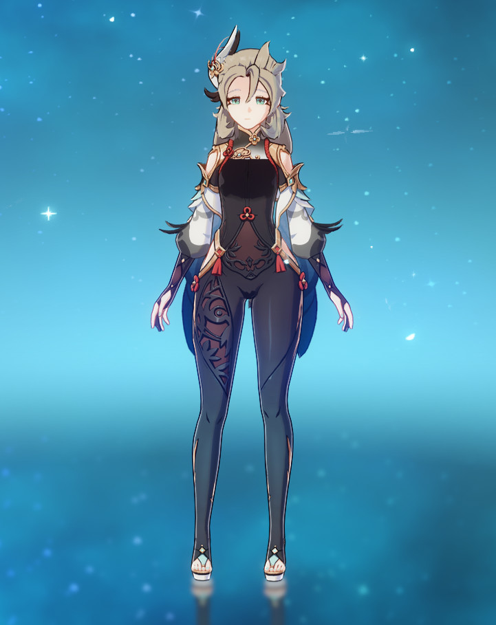 Shenbedo over Shenhe Mod for Genshin Impact | GI Mods