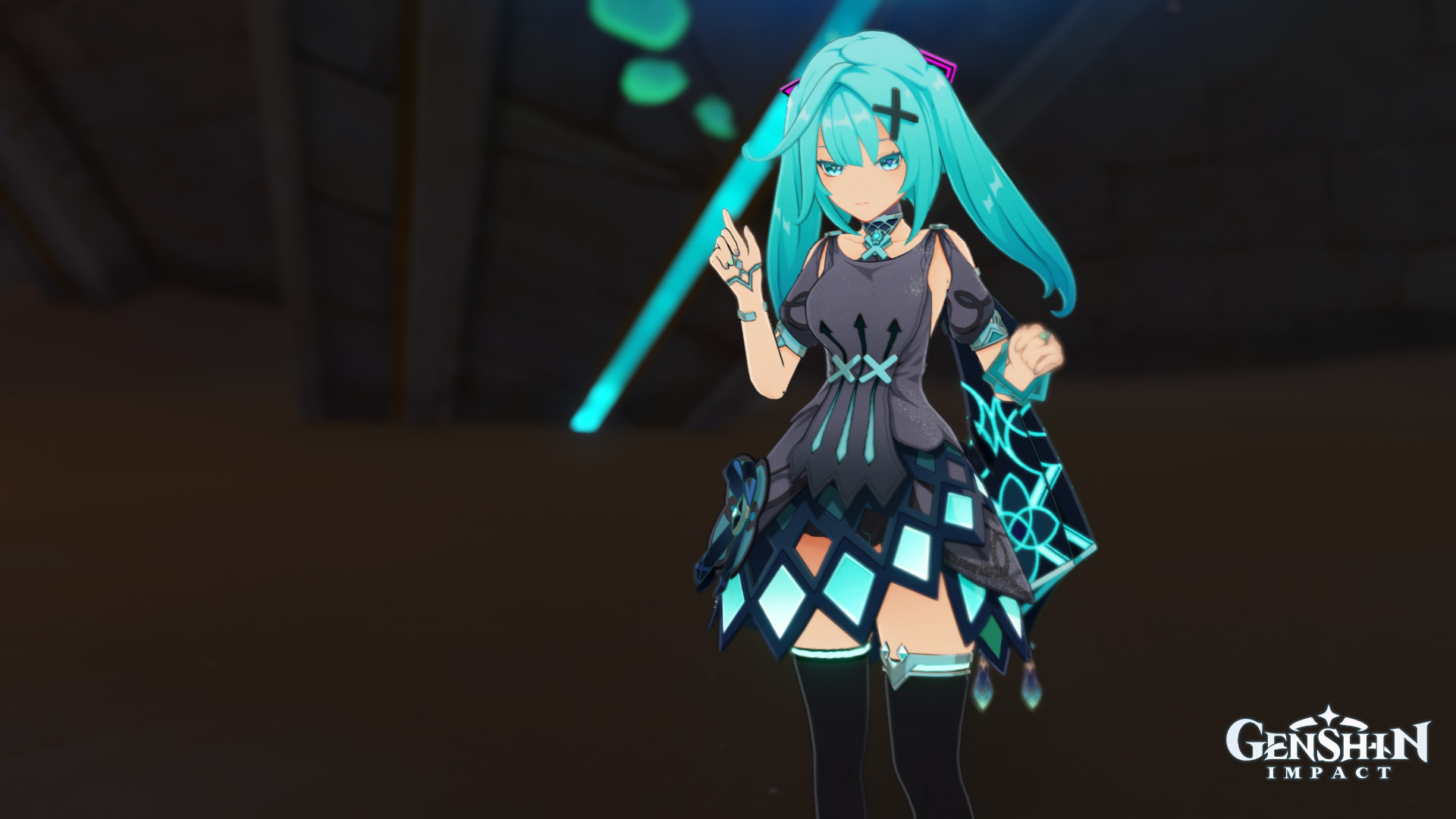 Miku Theme Faruzan Mod for Genshin Impact | GI Mods