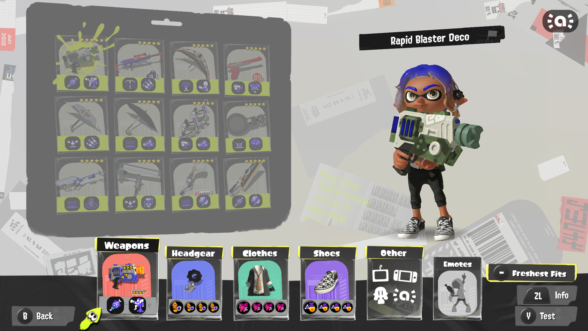 Camo Rapid Blaster [Splatoon 3] [Mods]