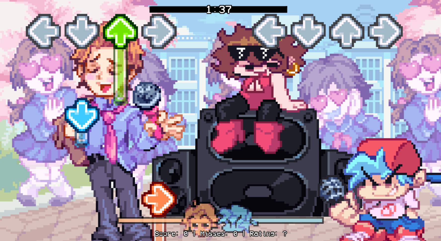 Guyfriend (Pixel) Mod for Friday Night Funkin' | FNF Mods