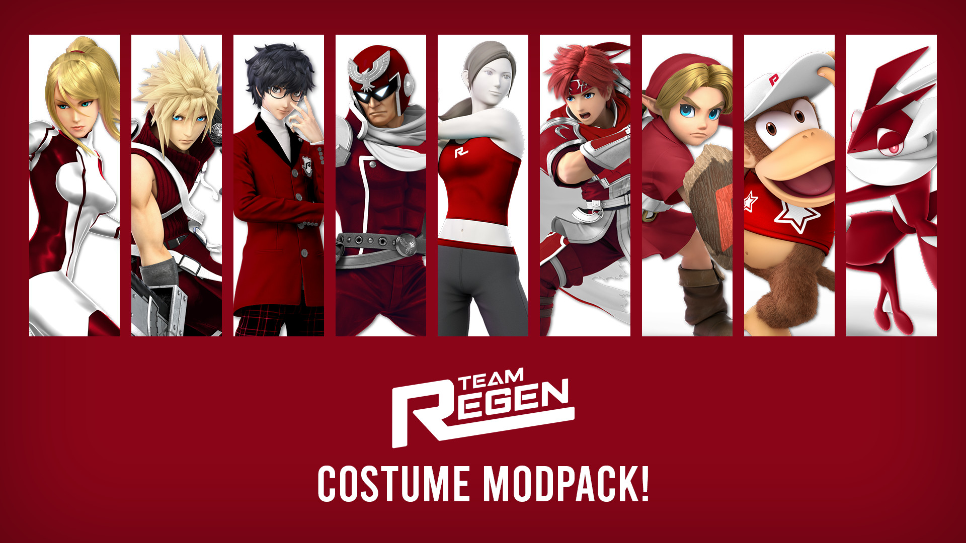 Team Regen - Costume Modpack! [Super Smash Bros. Ultimate] [Mods]