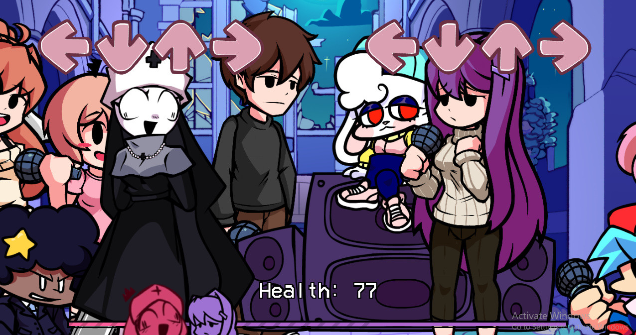 Friday Night Funkin' DDLC plus plus Mod for Friday Night Funkin' | FNF Mods