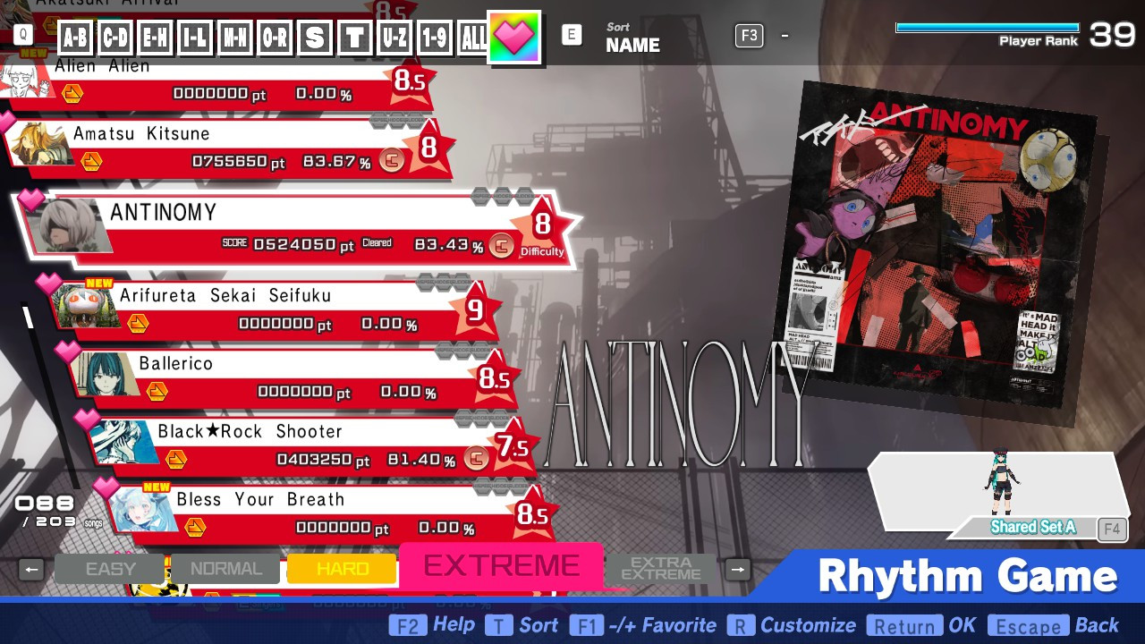 JitterGlitch Chart Pack [Hatsune Miku: Project DIVA Mega Mix+] [Mods]