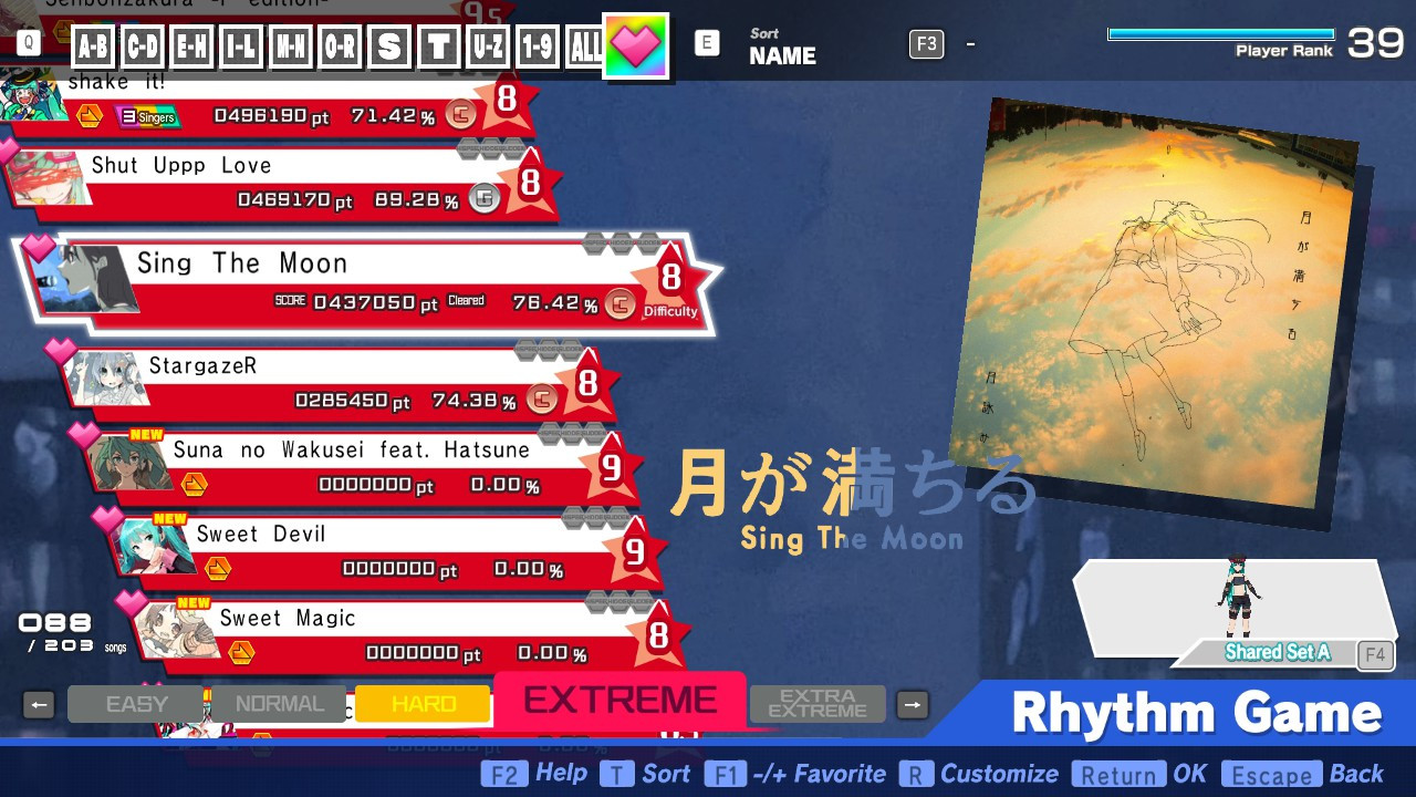 JitterGlitch Chart Pack [Hatsune Miku: Project DIVA Mega Mix+] [Mods]