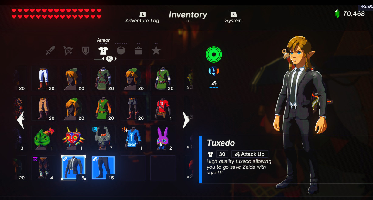 Gentleman Link Mod for The Legend of Zelda: Breath of the Wild (WiiU ...