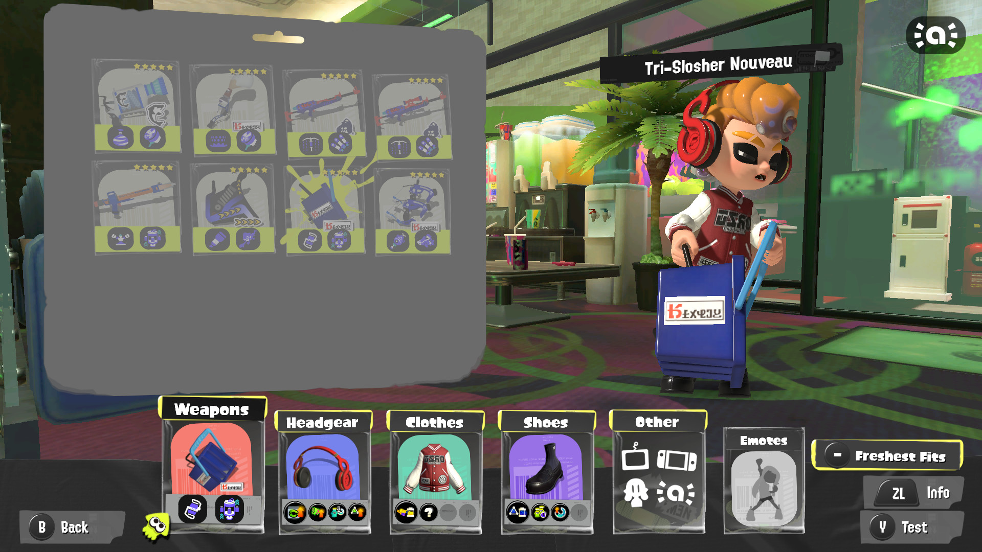 Customise menu Backgrounds Mod for Splatoon 3 | Splatoon 3 Mods