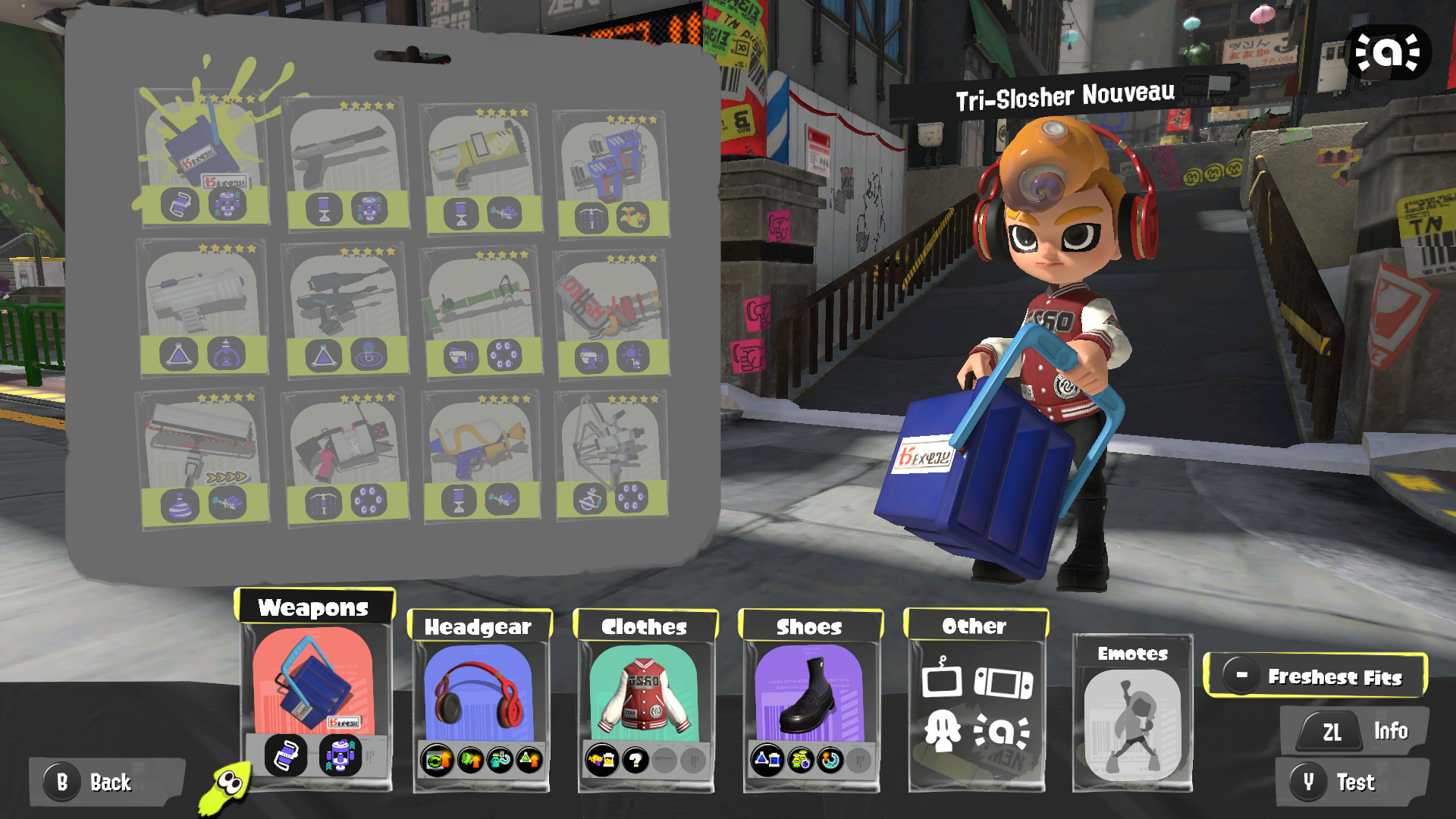 Customise menu Backgrounds Mod for Splatoon 3 | Splatoon 3 Mods
