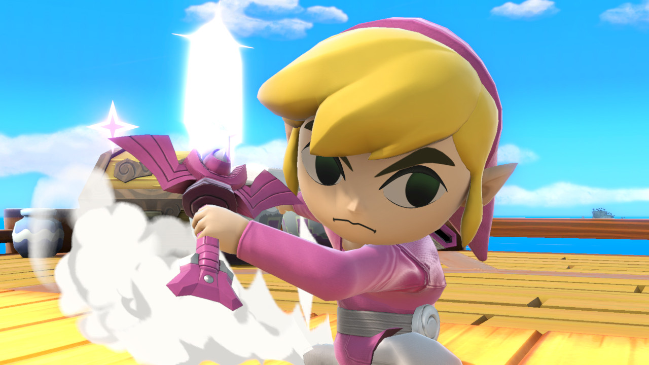 Pink Toon Link Mod for Super Smash Bros. Ultimate | SSBU Mods