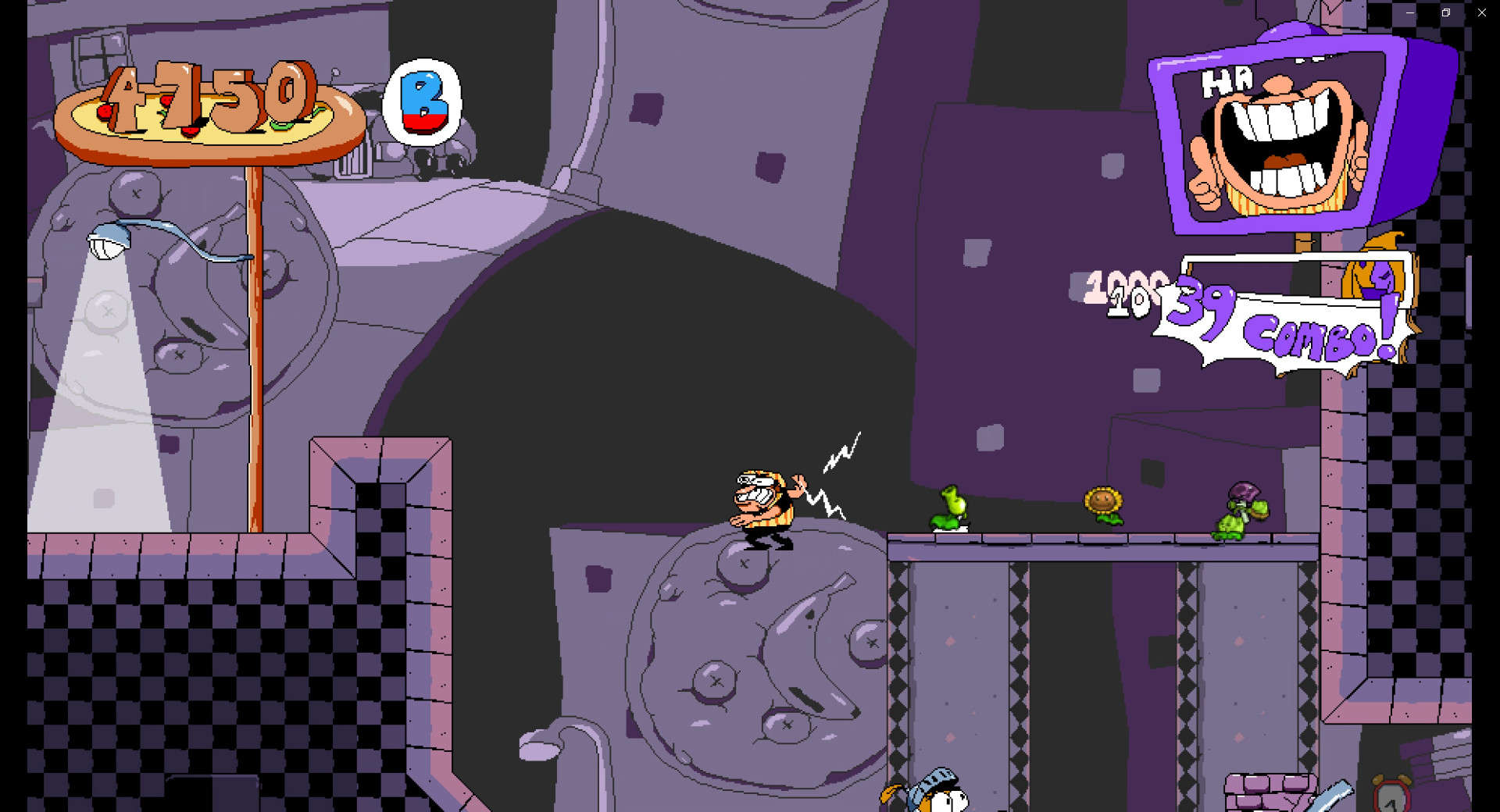 DS PVZ Plants over the Toppins! Mod for Pizza Tower | PT Mods