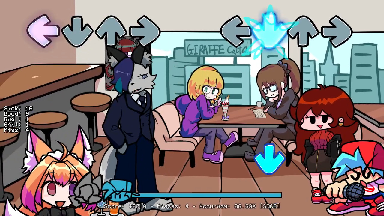 Friday Night Funkin' VS Giraffe | BF & GF FanBoy Mod for Friday Night ...