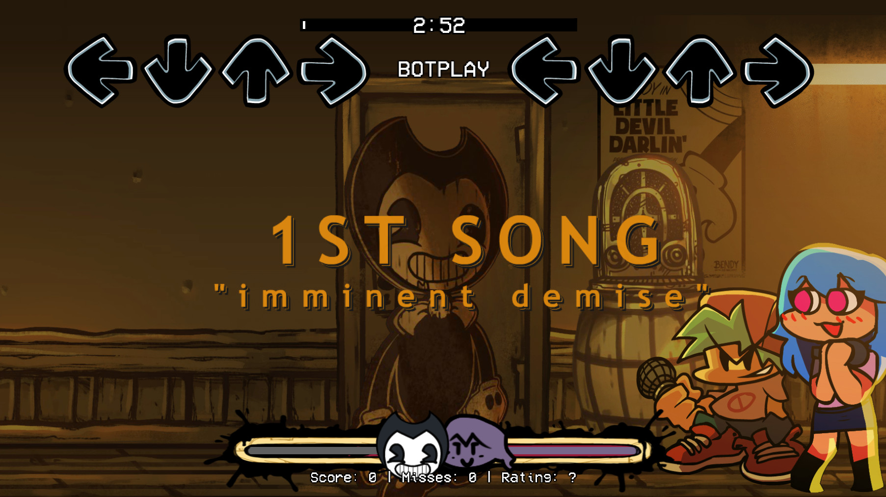 Bendy Week: Sky Version Mod for Friday Night Funkin' | FNF Mods