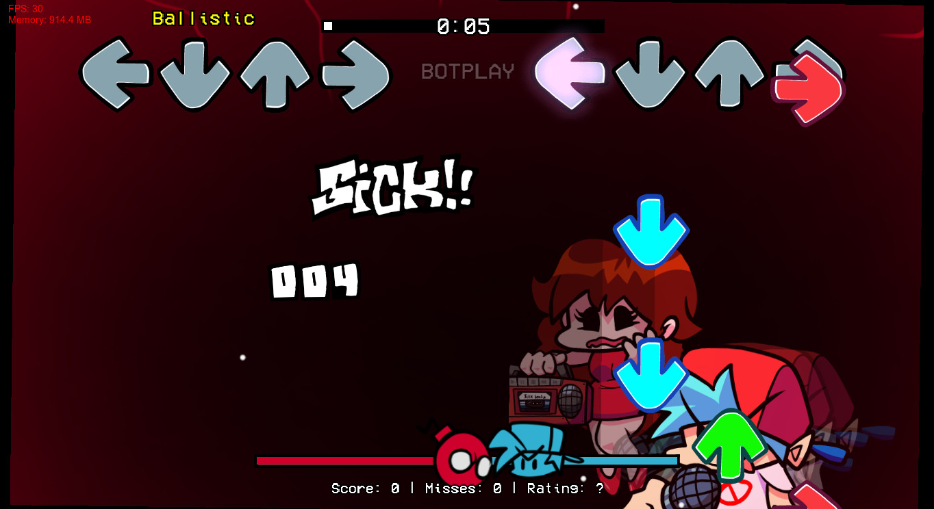 Ballistic Rechart!(Psych Engine 0.6.3) Mod for Friday Night Funkin ...