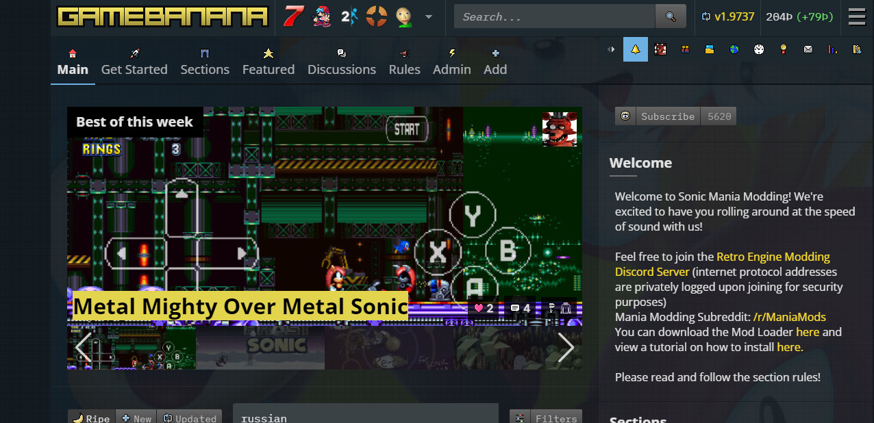 Metal Mighty Over Metal Sonic Mod for Sonic Mania | SM Mods