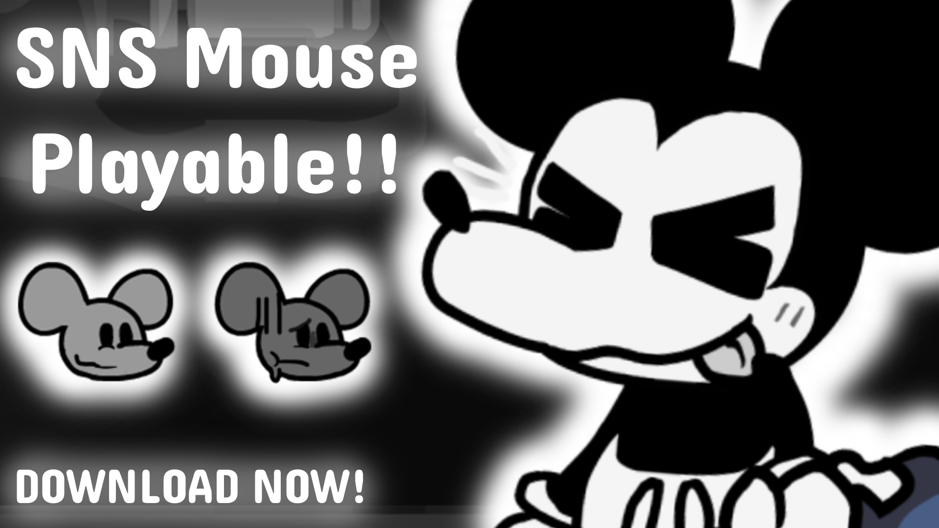 Playable SNS Mouse! 1.5 Mod for Friday Night Funkin' | FNF Mods