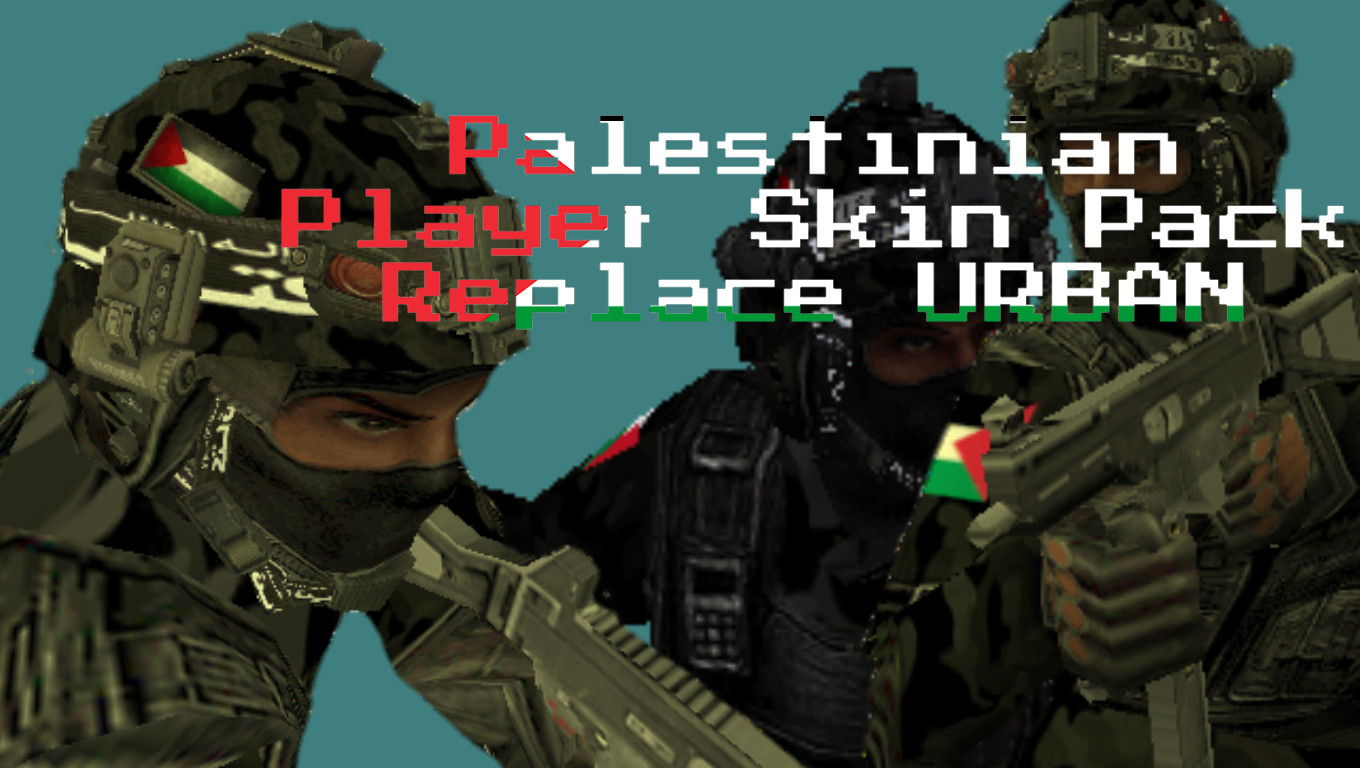 Palestinian Skin Pack Replace Urban Mod for Counter-Strike 1.6 | CS1.6 Mods