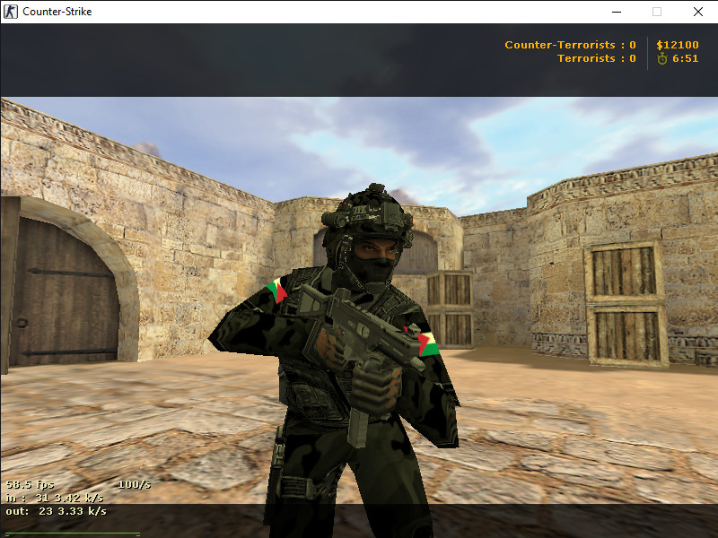 Palestinian Skin Pack Replace Urban Mod for Counter-Strike 1.6 | CS1.6 Mods