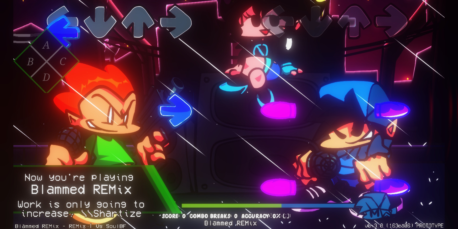 k-side blammed remix [Friday Night Funkin'] [Mods]