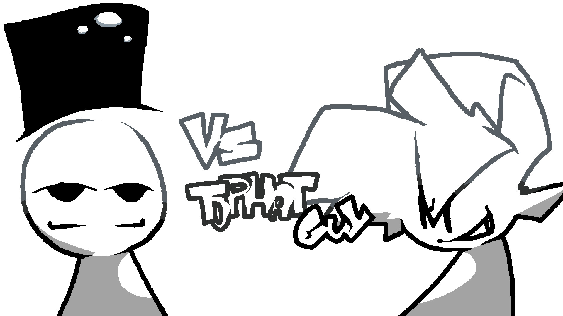 VS Tophat Guy by data Mod for Friday Night Funkin' | FNF Mods