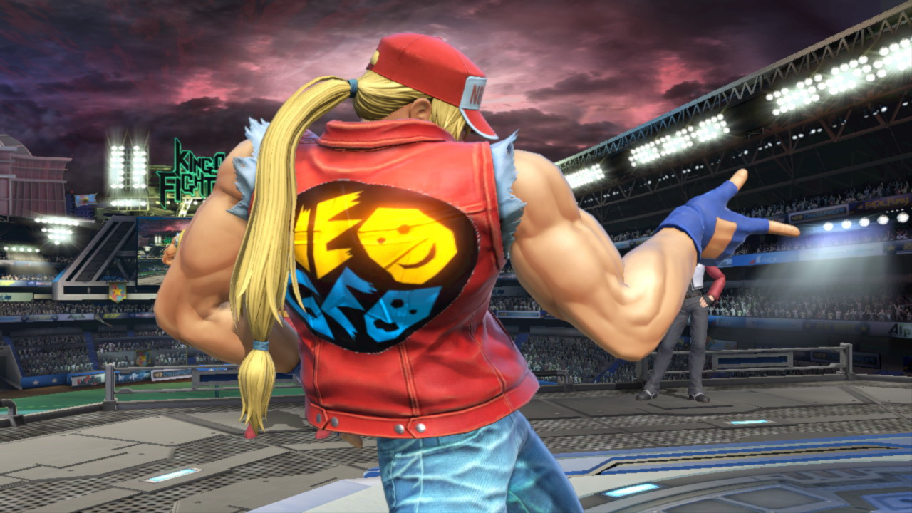 Terry With NeoGeo logo [Super Smash Bros. Ultimate] [Mods]