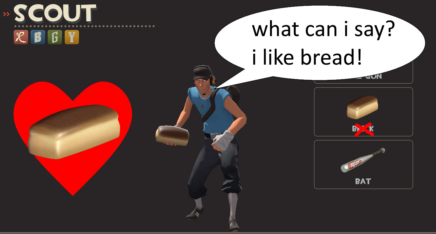 Bread Loaf over Brick [Team Fortress 2 Classic] [Mods]