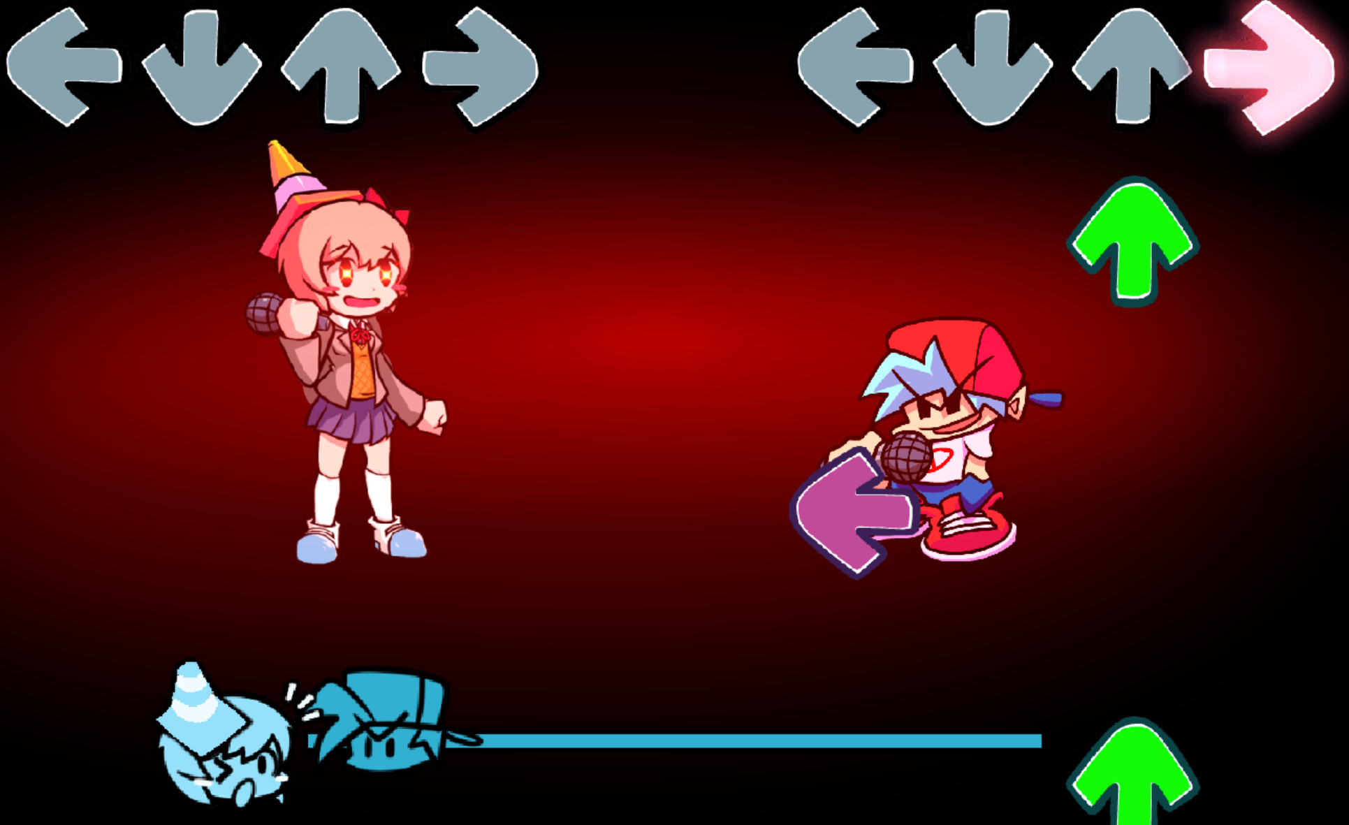 Defeat Sayori Reskin [Friday Night Funkin'] [Mods]
