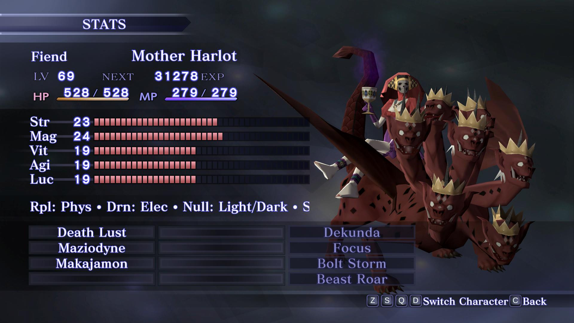 Fiends nerf Mod for Shin Megami Tensei: III Nocturne HD | SMT III HD Mods