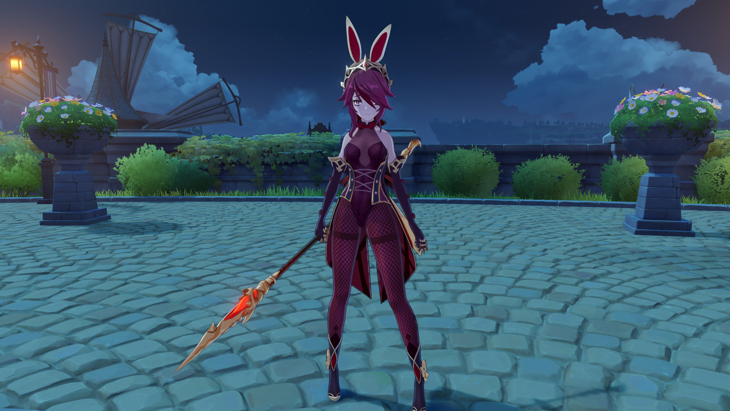 Rosaria Rose Lapin (Bunnysuit) [Genshin Impact] [Mods]