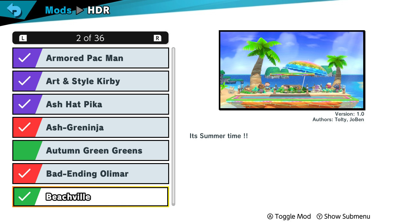 Beachville Mod for Super Smash Bros. Ultimate | SSBU Mods