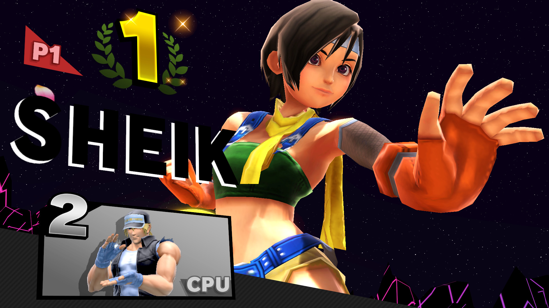 Yuffie over Sheik Mod for Super Smash Bros. Ultimate | SSBU Mods