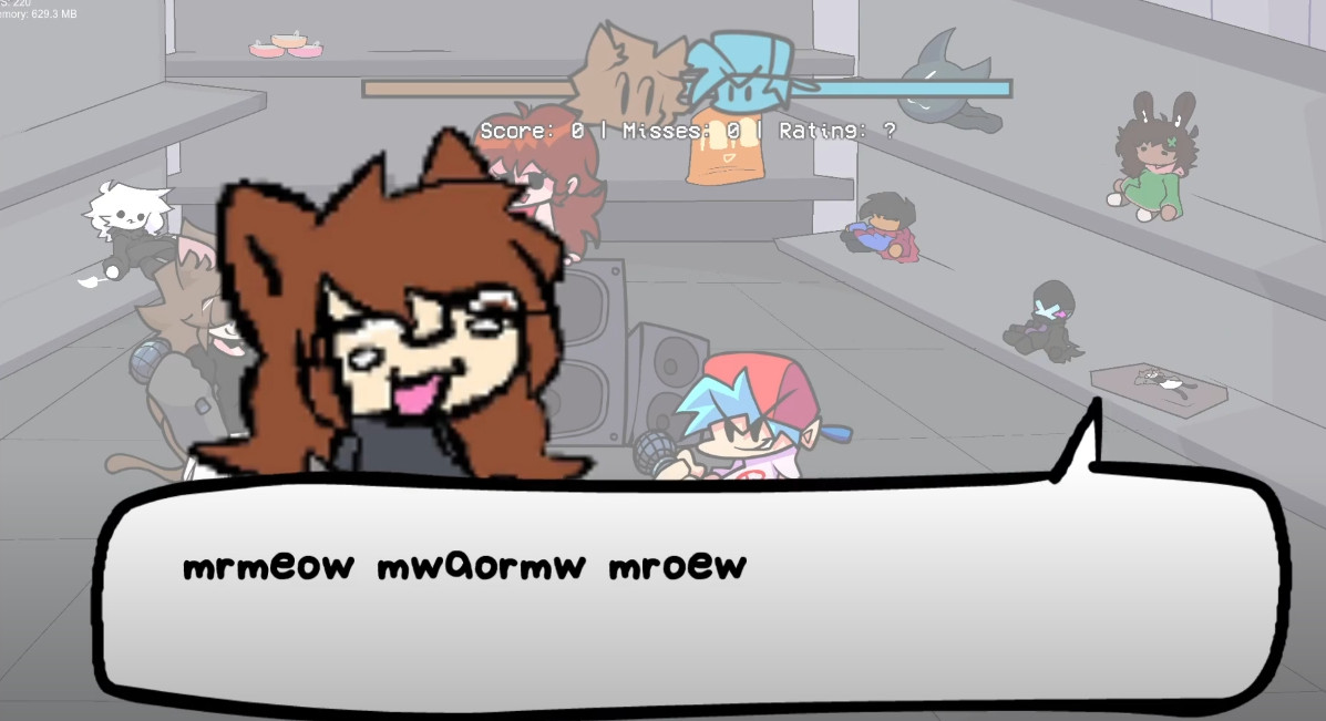 Vs Krea MEOW MIXTAPE Mod for Friday Night Funkin' | FNF Mods