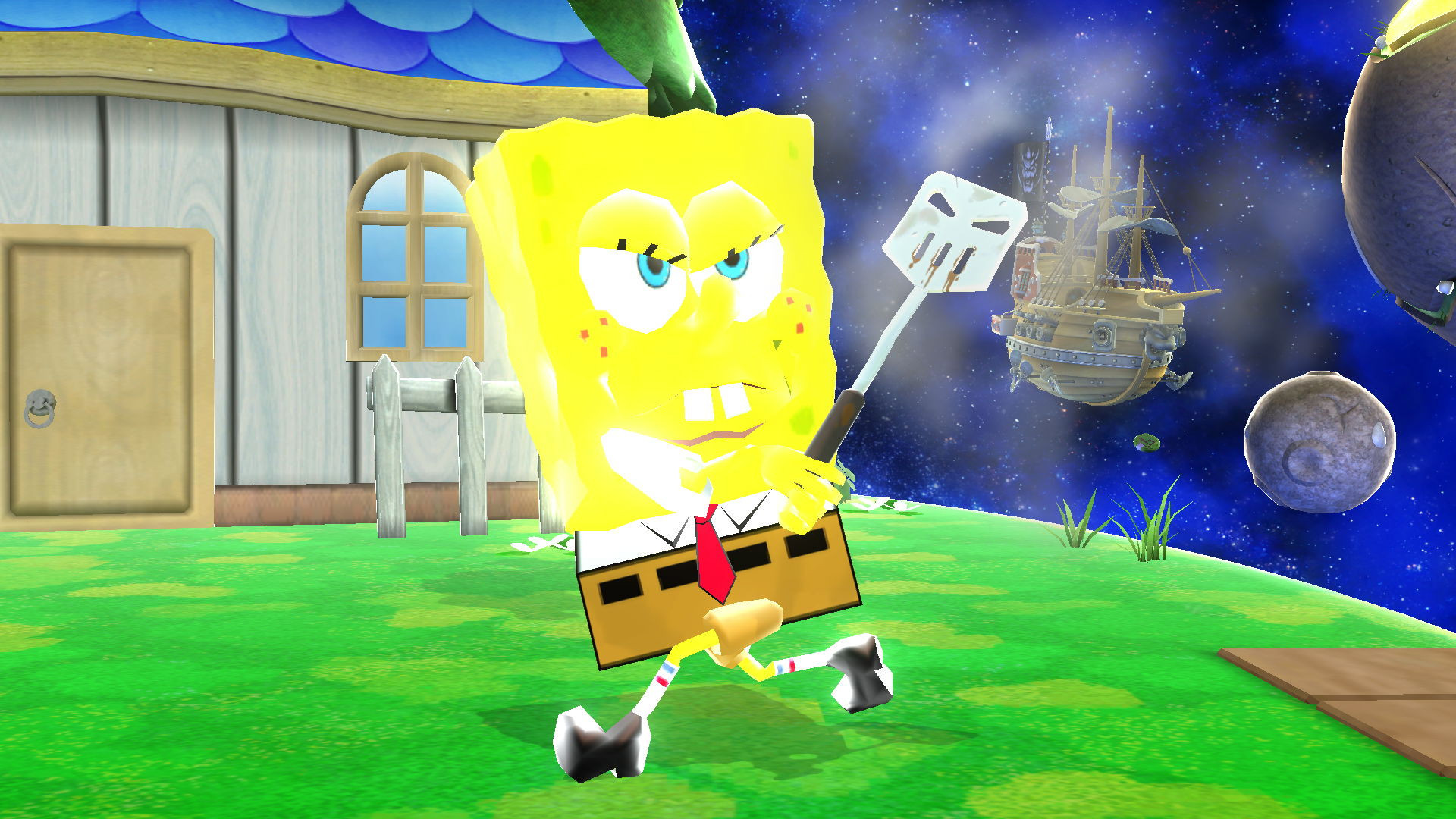 SpongeBob SquarePants Model Import Mod for Super Smash Bros. (Wii U ...