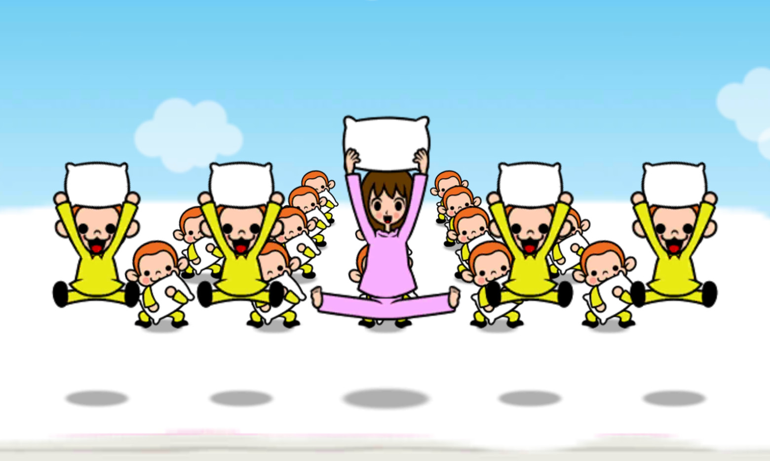 Randomized Pajama Party Mod for Rhythm Heaven Megamix | RHMM Mods