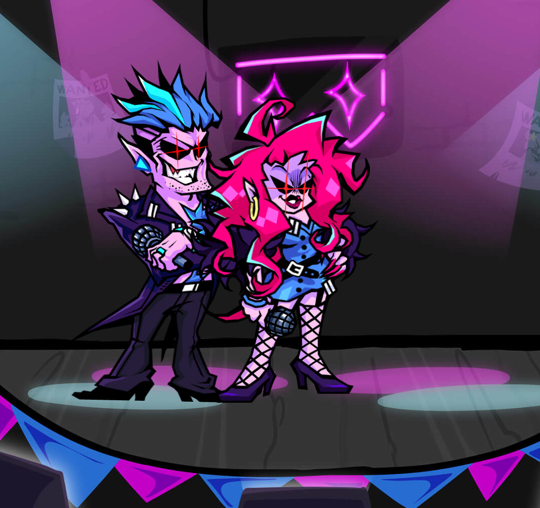 Cyberpunk Mom Skin Mod for Friday Night Funkin' | FNF Mods