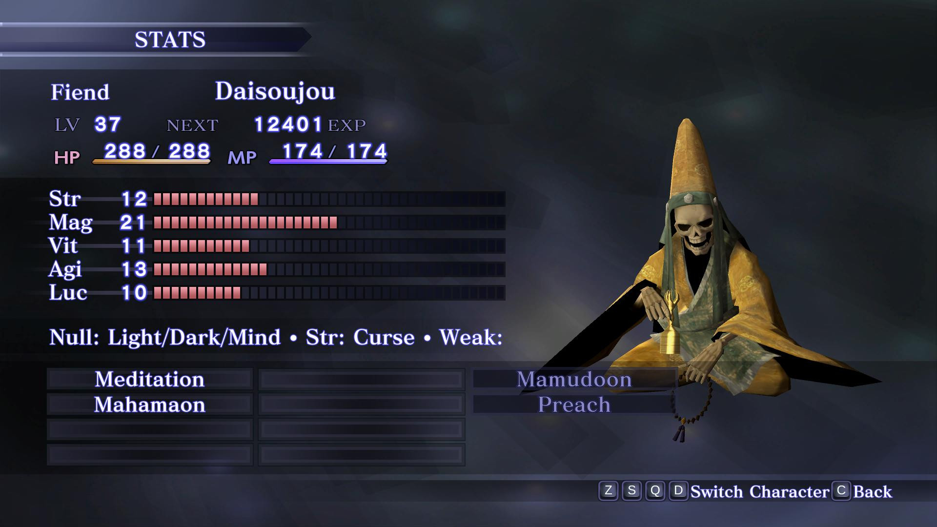 Fiends nerf Mod for Shin Megami Tensei: III Nocturne HD | SMT III HD Mods