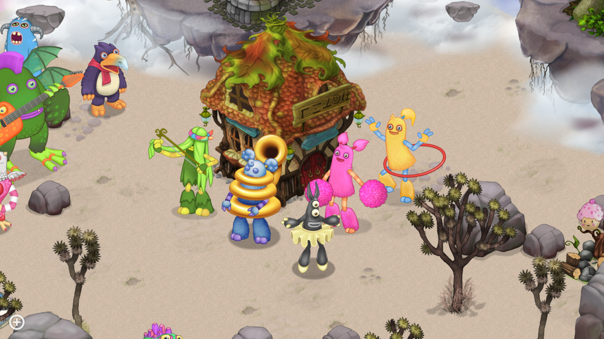 Pomily on air island (read desc) Mod for My Singing Monsters | MSM Mods