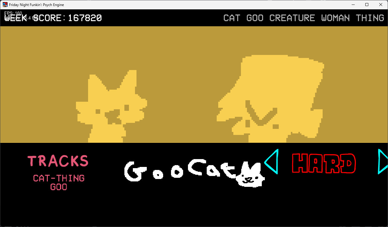 FnF V.S. Bai the Goo cat [Friday Night Funkin'] [Mods]