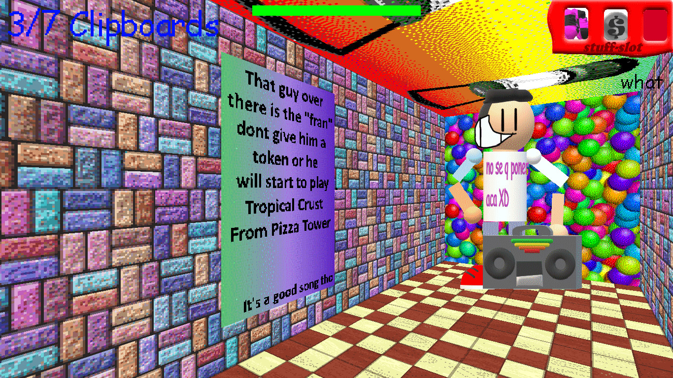 Bob's pretty standard house! - DEMO [Baldi's Basics] [Mods]