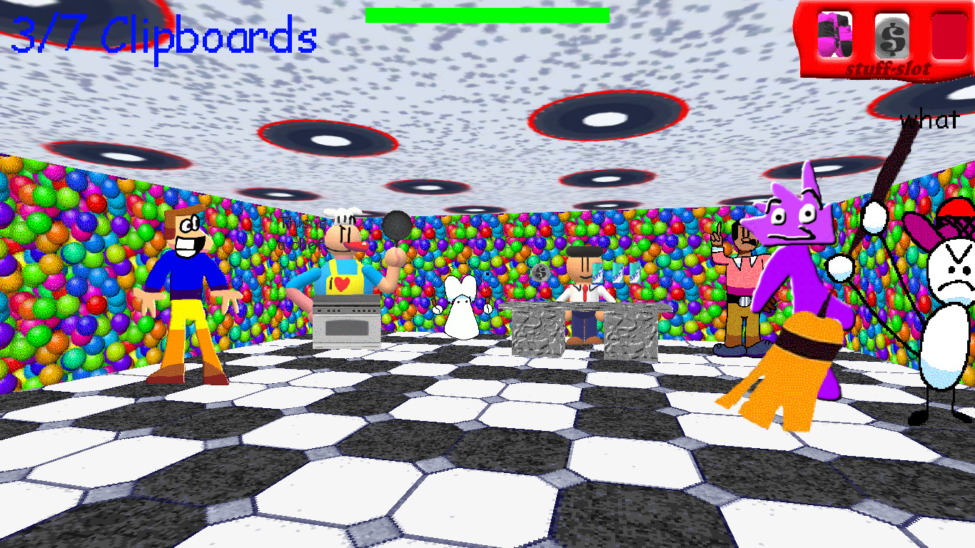 Bob's pretty standard house! - DEMO [Baldi's Basics] [Mods]