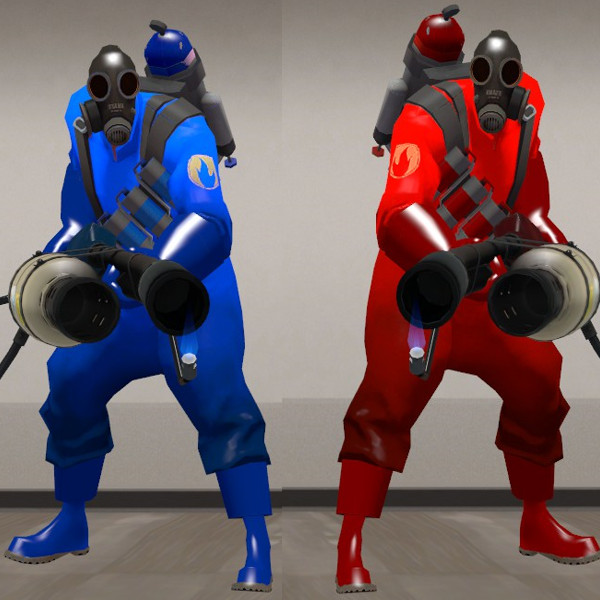 Obvious-Teams: Pyro [Team Fortress 2] [Mods]