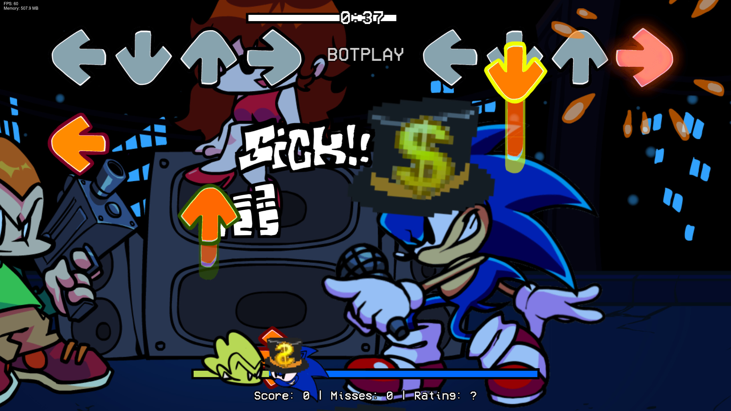 Toppat Sonic Playable Mod for Friday Night Funkin' | FNF Mods