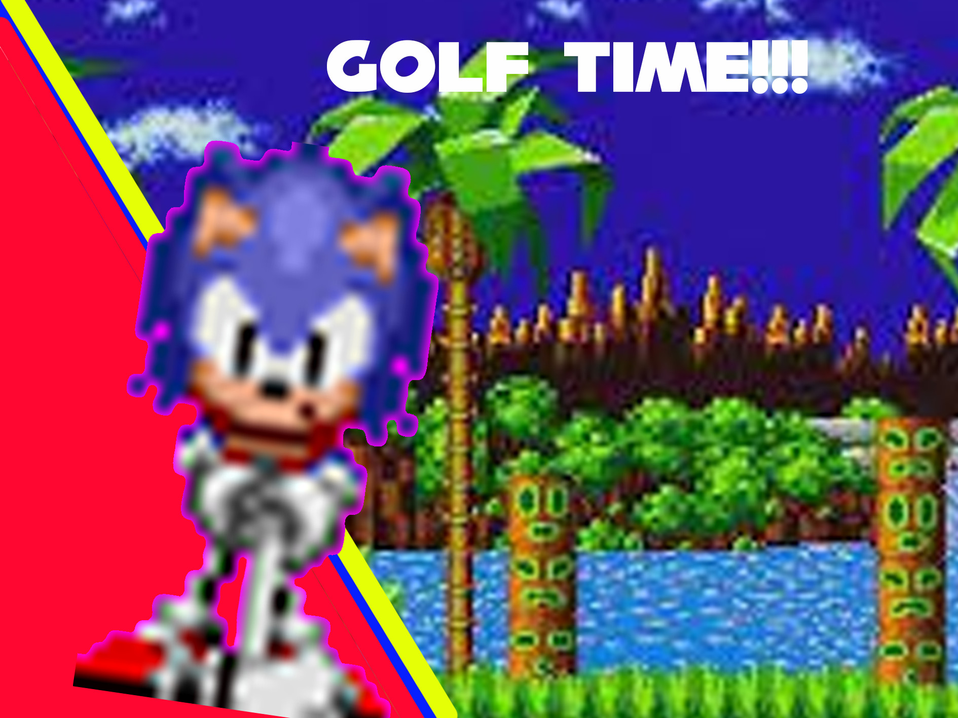 Boom Sonic (Golf) (Shitpost) Mod for Sonic the Hedgehog Forever | S1F Mods