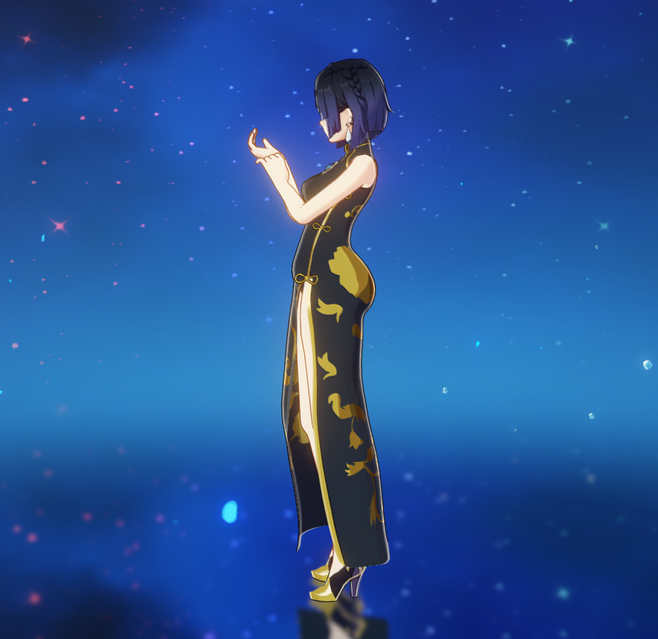 Yelan Qipao Mod for Genshin Impact | GI Mods