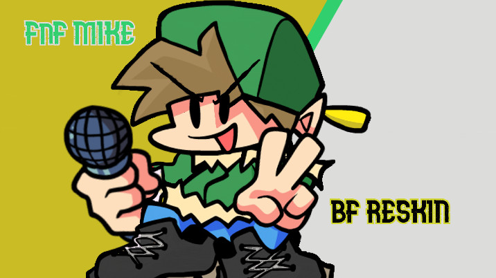 Mike BF Re-Skin Mod for Friday Night Funkin' | FNF Mods