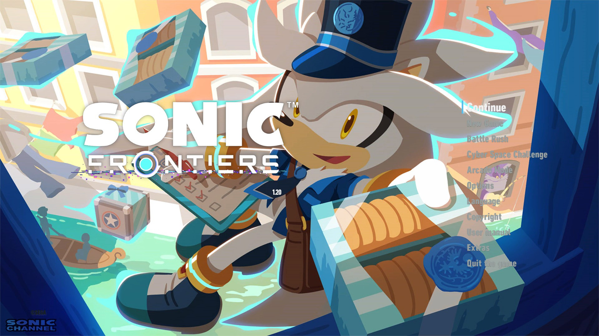 Silver Title Screens Mod for Sonic Frontiers | Frontiers Mods
