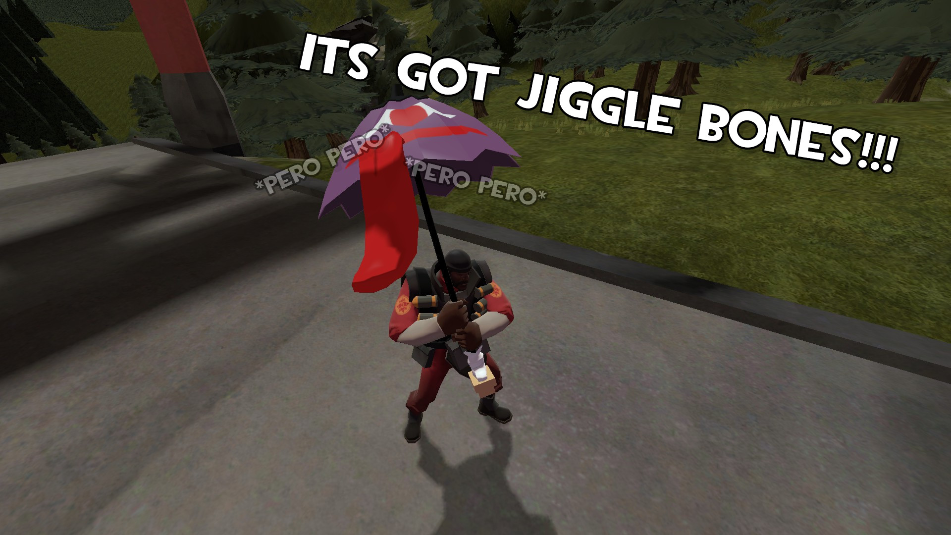 Kogasa's Umbrella for Scotsman's Skullcutter Mod for Team Fortress 2 ...