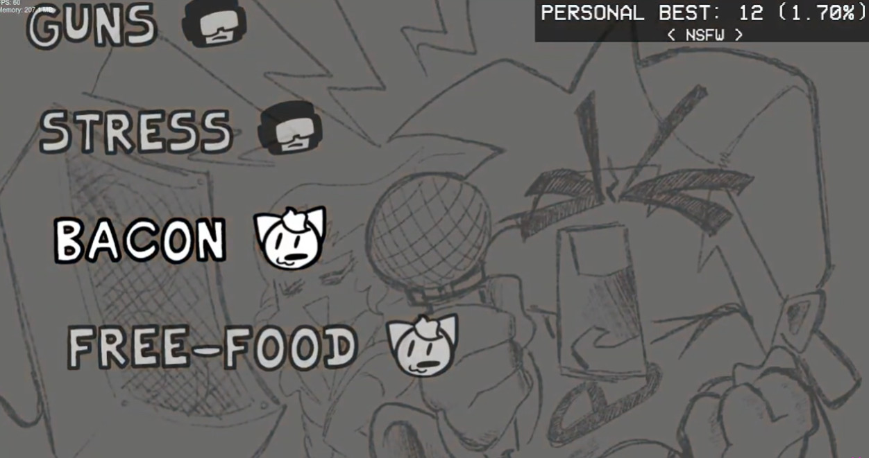 Hungry Fox FNF mod (Bacon + Free Food) [Friday Night Funkin'] [Mods]