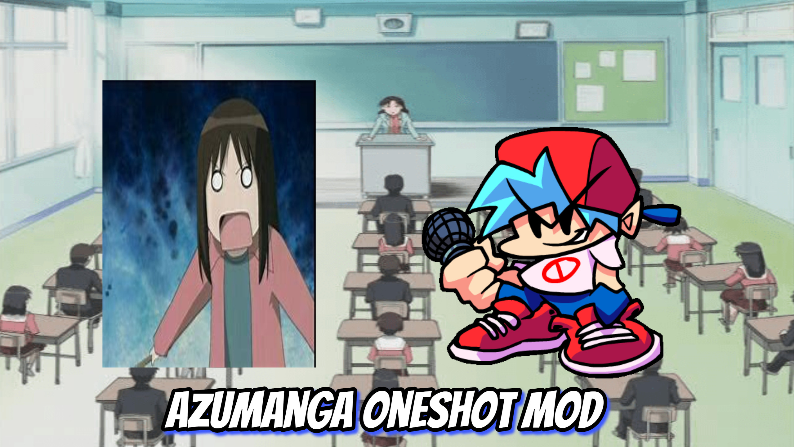 Friday Night Funkin VS Azumanga V2 Mod for Friday Night Funkin' | FNF Mods