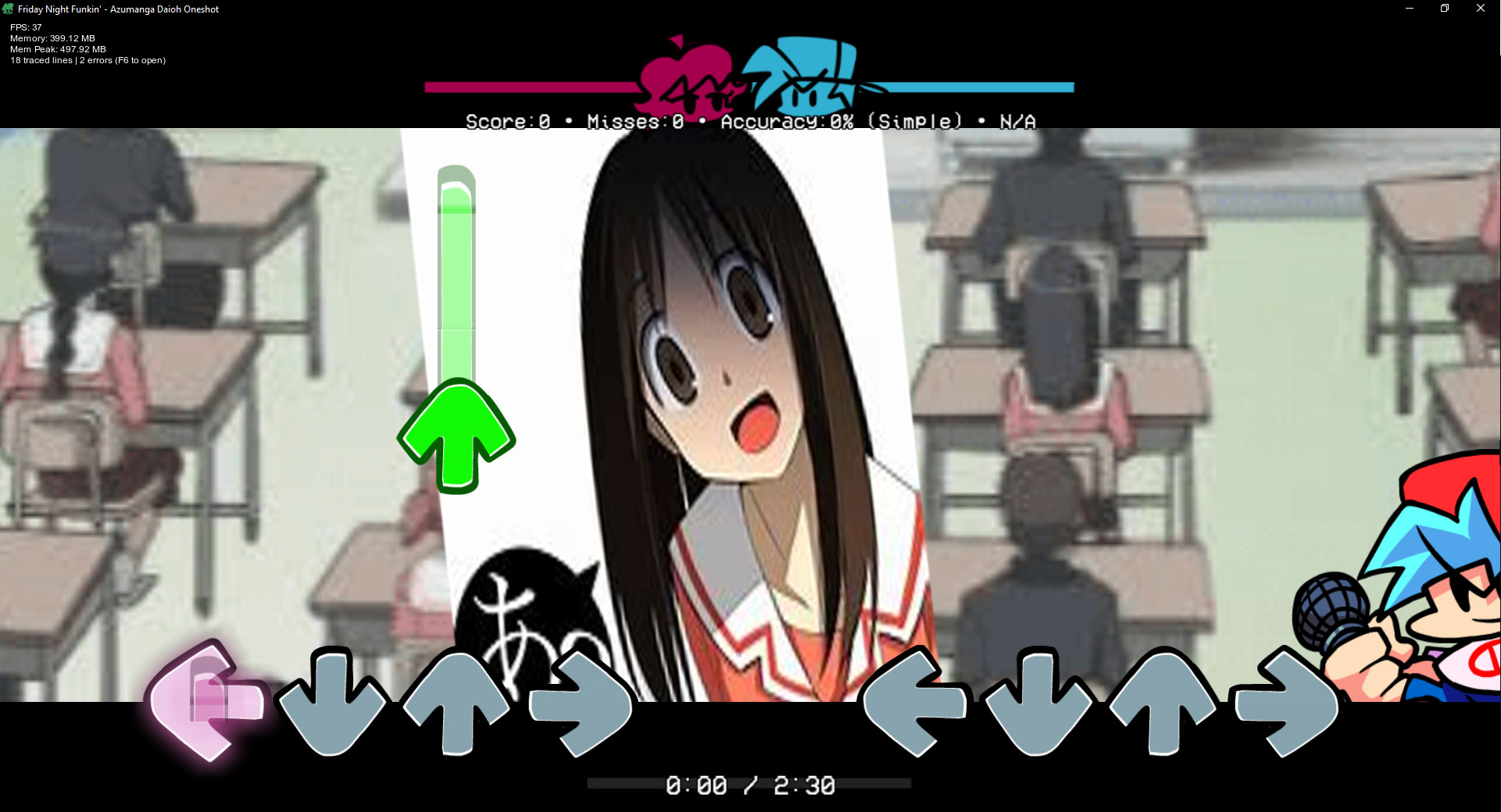 Friday Night Funkin VS Azumanga V2 Mod for Friday Night Funkin' | FNF Mods