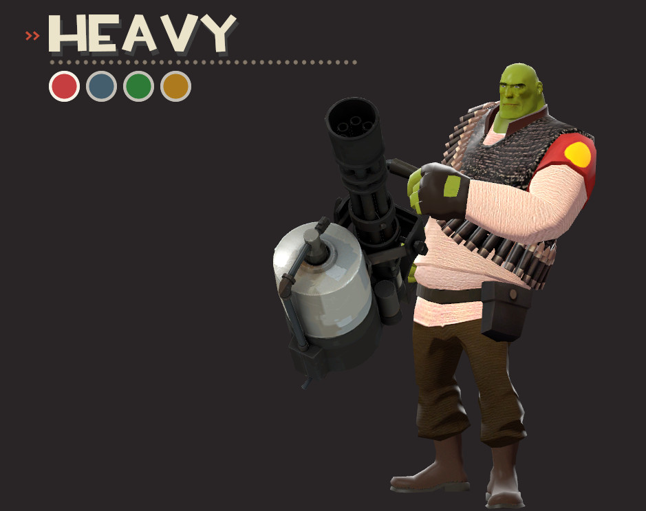 Heavy Shrek Guy Port [Team Fortress 2 Classic] [Mods]