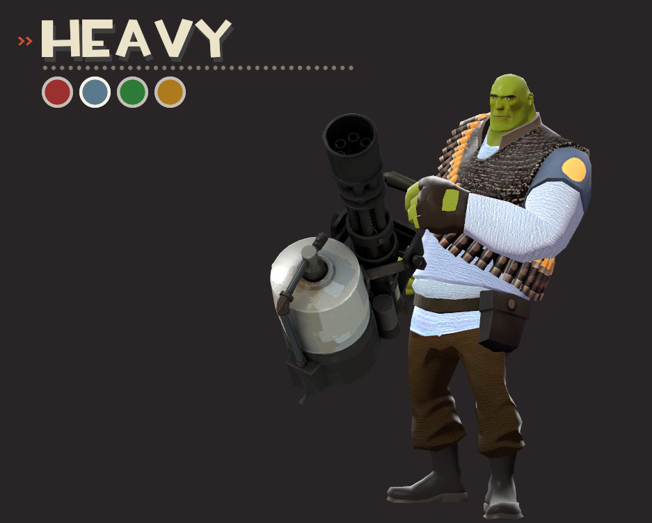 Heavy Shrek Guy Port [Team Fortress 2 Classic] [Mods]